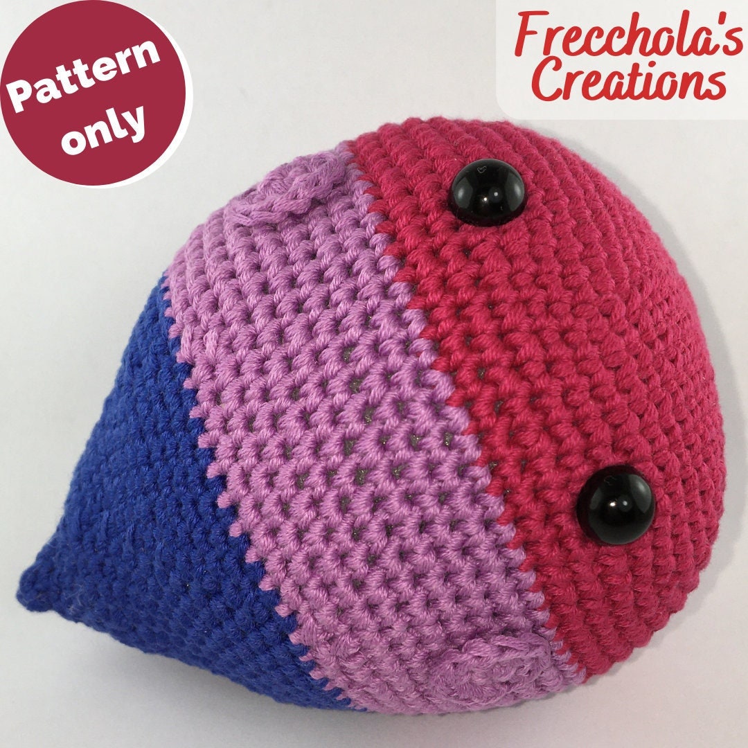 Bisexual Flag Ghost Crochet Pattern PDF - Etsy