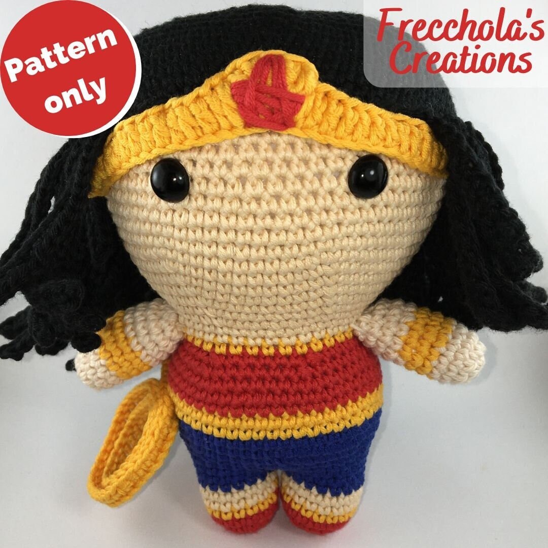 Wonder Woman Crochet Pattern PDF - Etsy