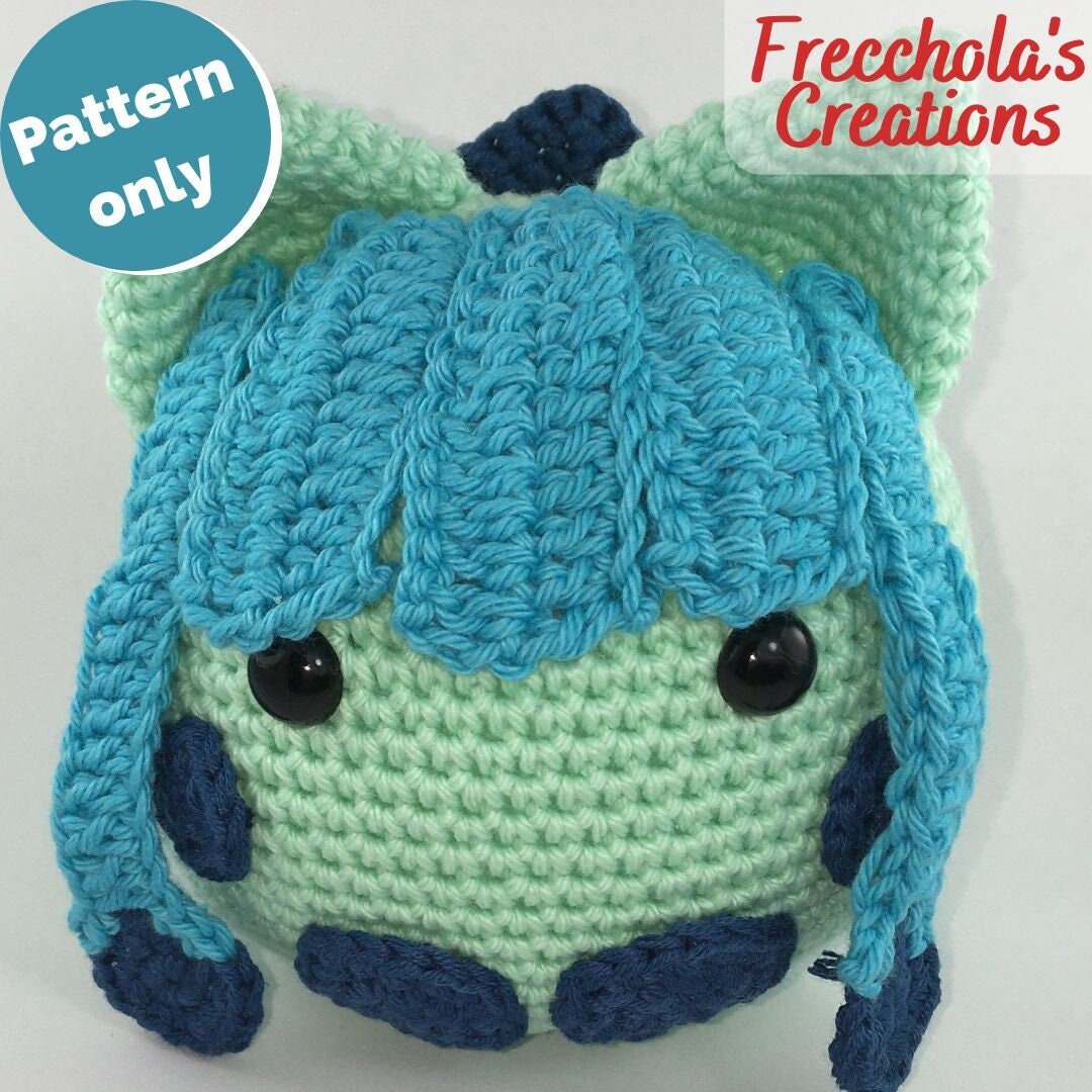 Glaceon Crochet Pattern PDF - Etsy