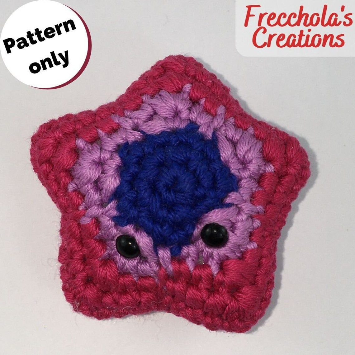 Bisexual Flag Star Crochet Pattern PDF - Etsy
