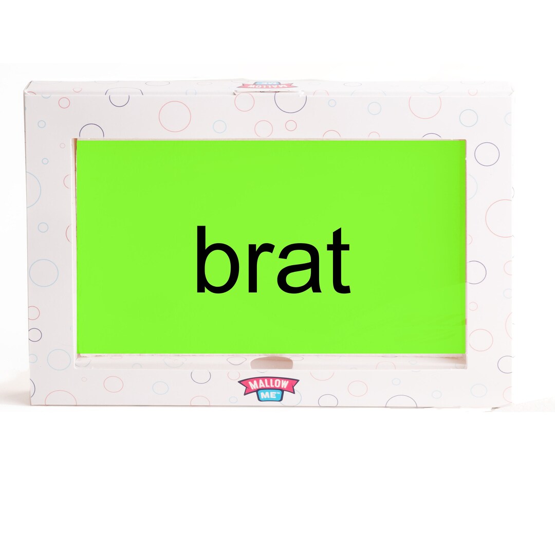 Brat Inspired Giant Marshmallow Personalised Gift Unique Treat Music ...