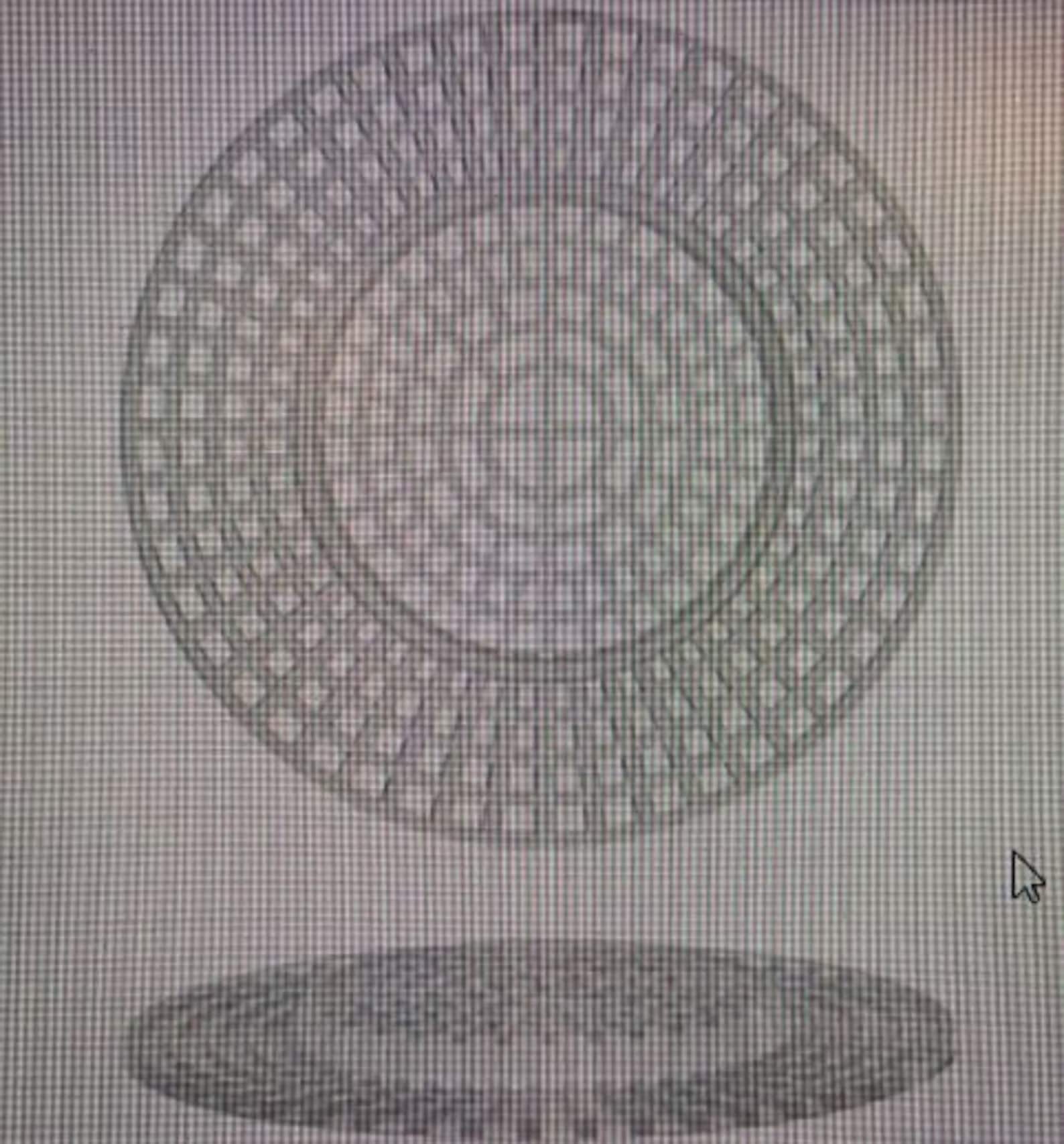 Round Plastic Canvas With Raised Center, 3", 60 Pcs Bulk Packaging - Etsy