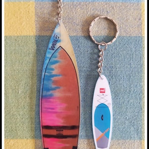 Custom Keychain Surf,sup, Paddle, Etc... (we Can Make Any Model on ...