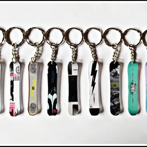 Custom Keychain Snowboard (we Can Make Any Model on Request Just ...