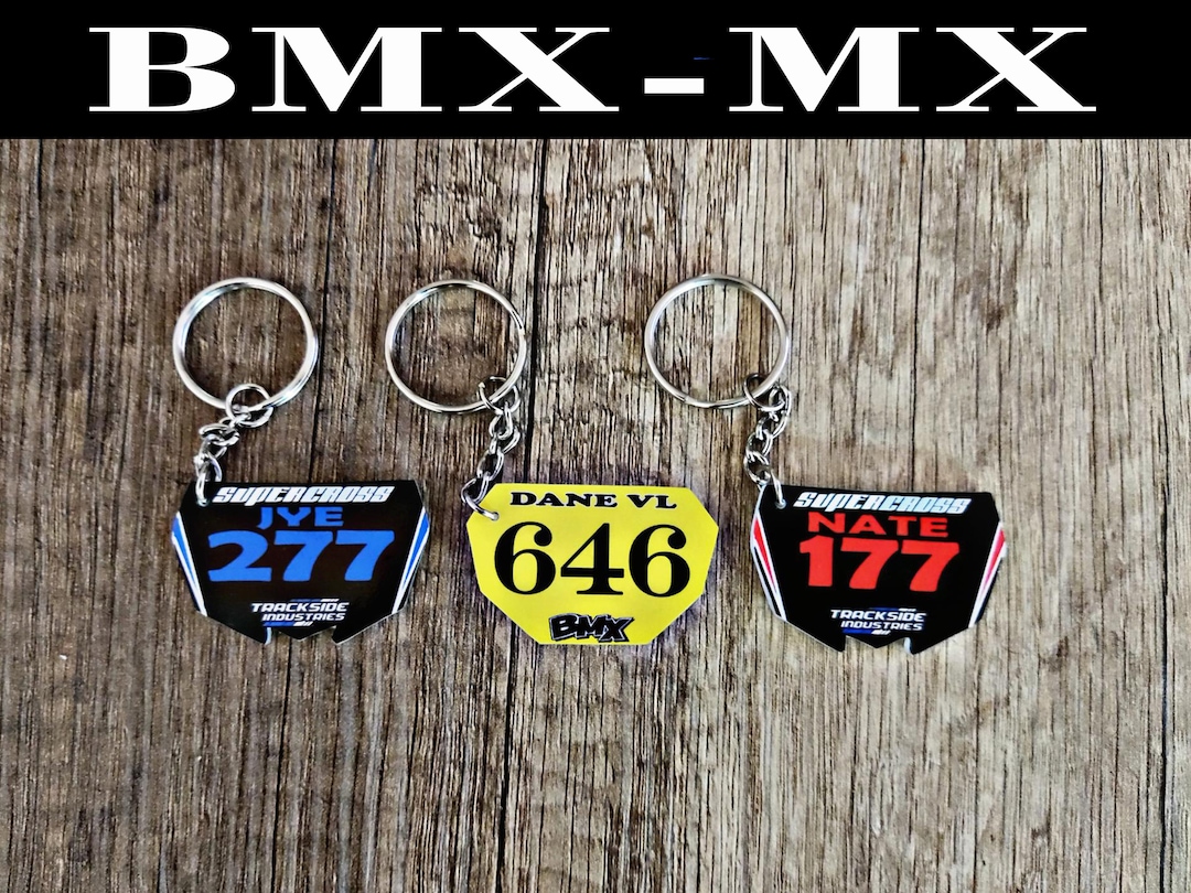 Custom Keychain Bmx, Custom Keychains Mx, Mx Plates, Bmx Plates ...