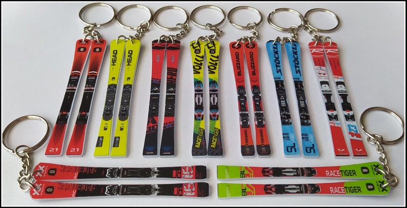 Custom Keychain Ski we Can Make Any Model on Request Just - Etsy
