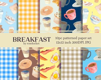 Breakfast Wallpaper | Etsy