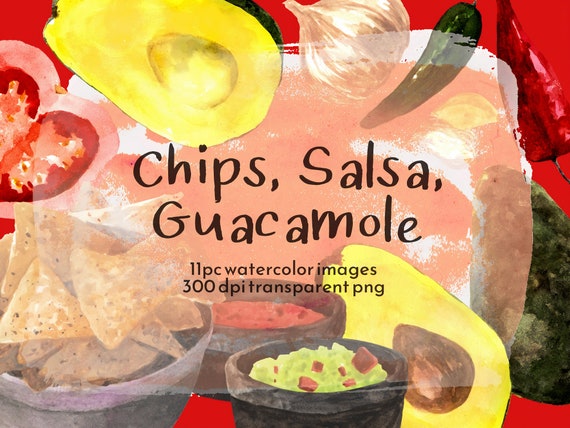 Chips And Guacamole Clipart