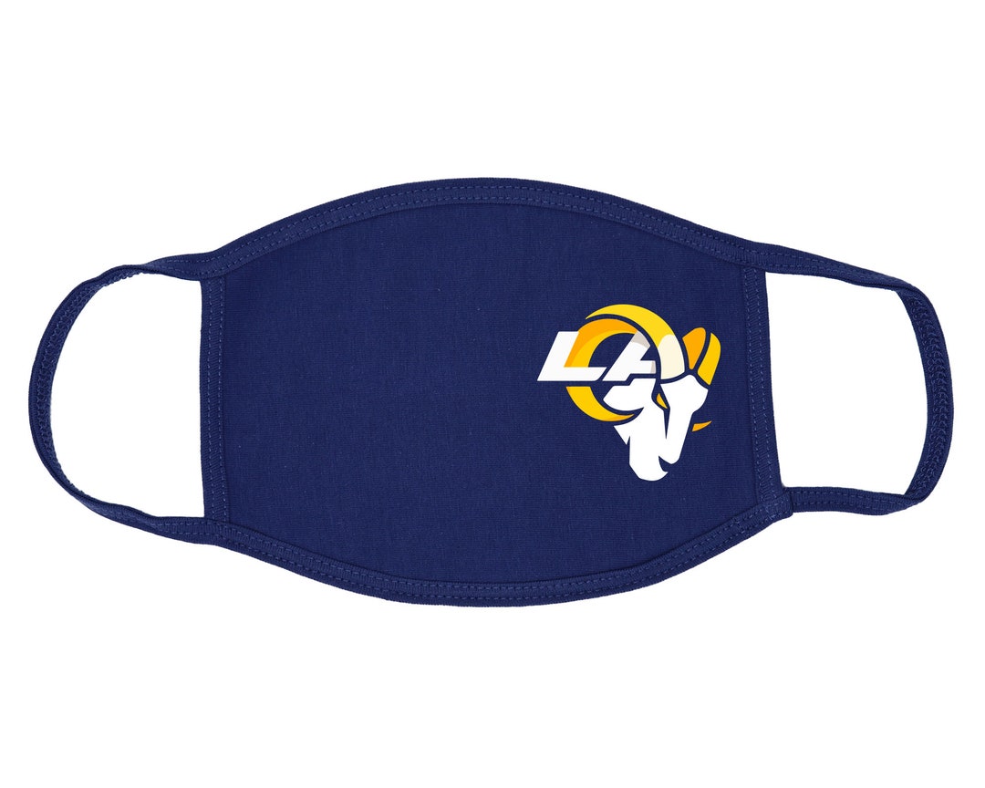 LA Rams Face Mask 3 Pk Made in LA Unisex Breathable Cotton Spandex ...