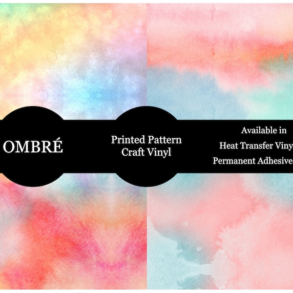 Ombre Cricut Vinyl - Etsy