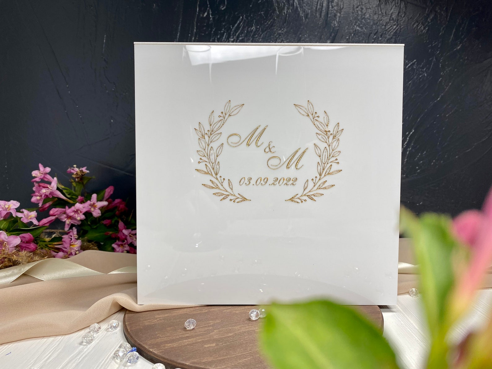 Wedding Card Box Acrylic Card Box Wedding Card Box With - Etsy