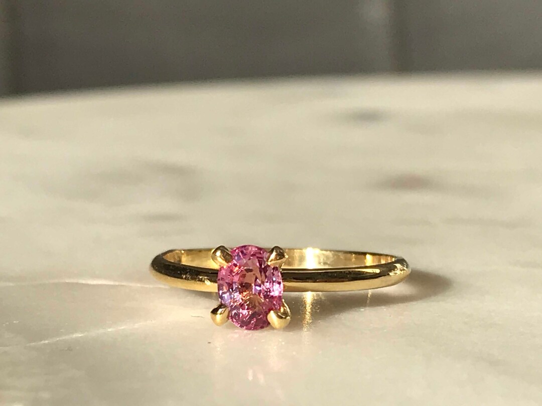 Baby Pink Spinel Ring - Etsy
