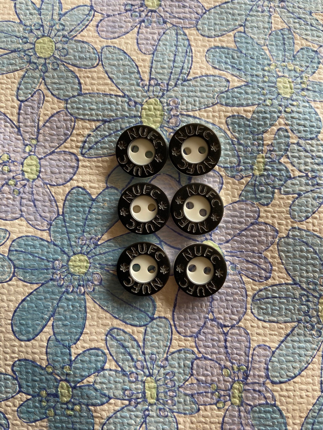 6 X New Black & White NUFC Logo Buttons. 13mm. - Etsy