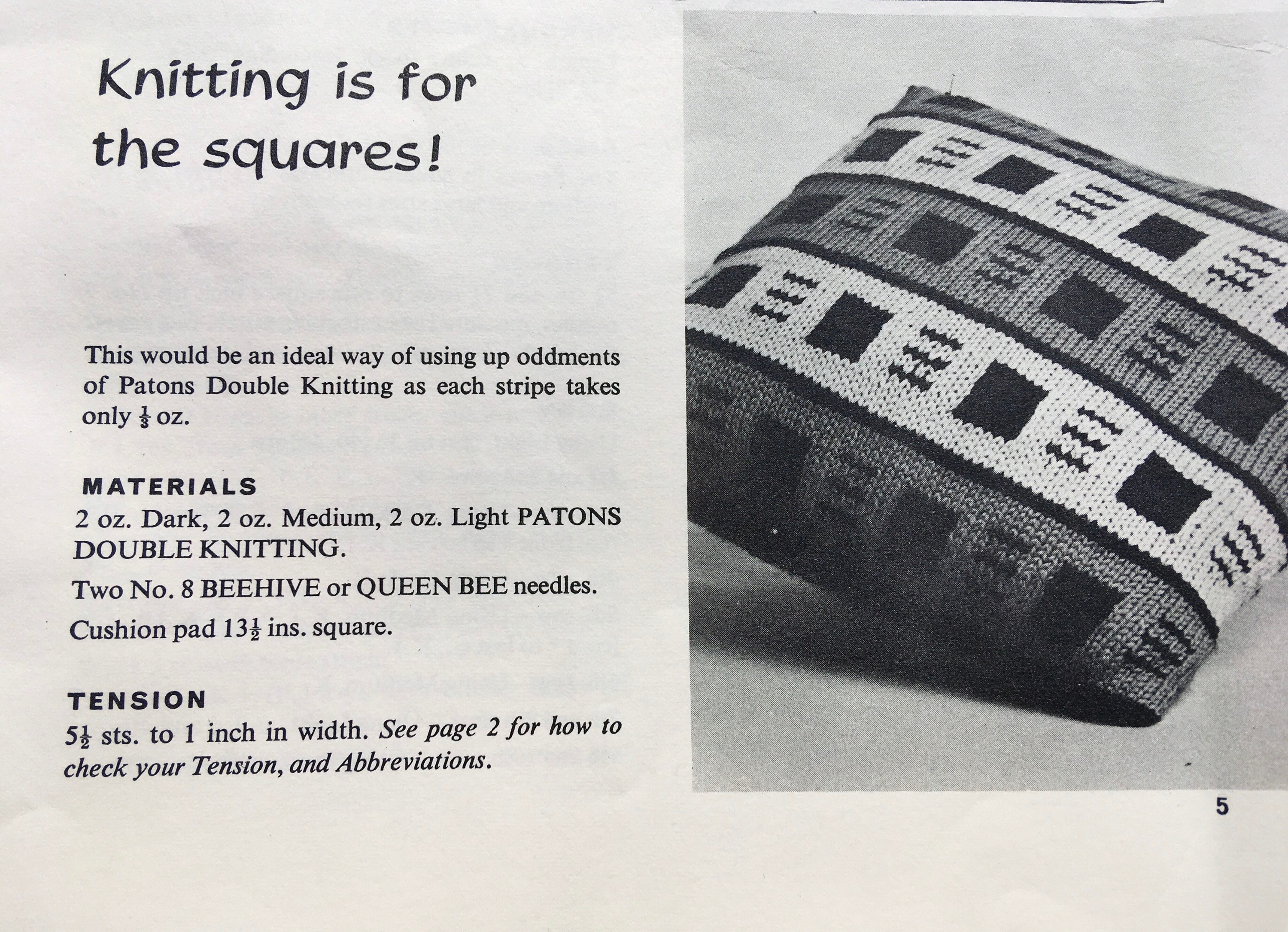 Vintage PATONS Bazaar Knitting and Crochet Gifts Pattern Booklet. SC92 ...