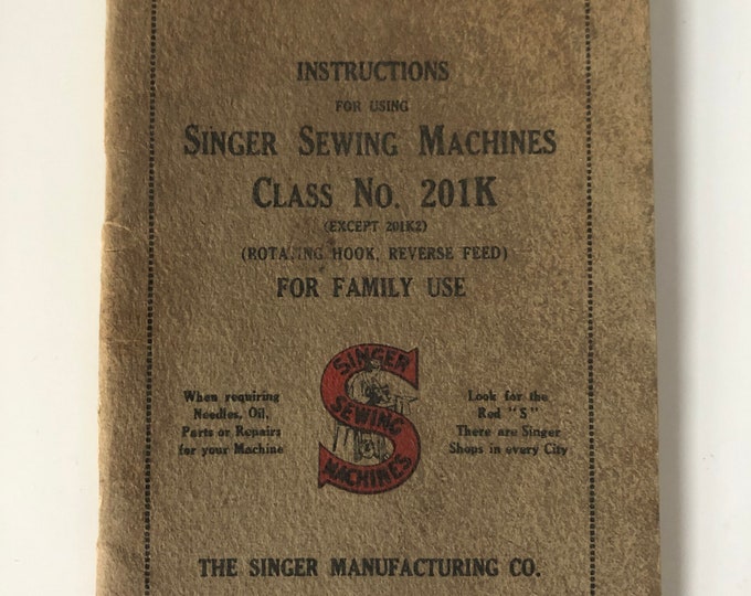 Vintage Singer Sewing Machines Class No. 201k - Etsy