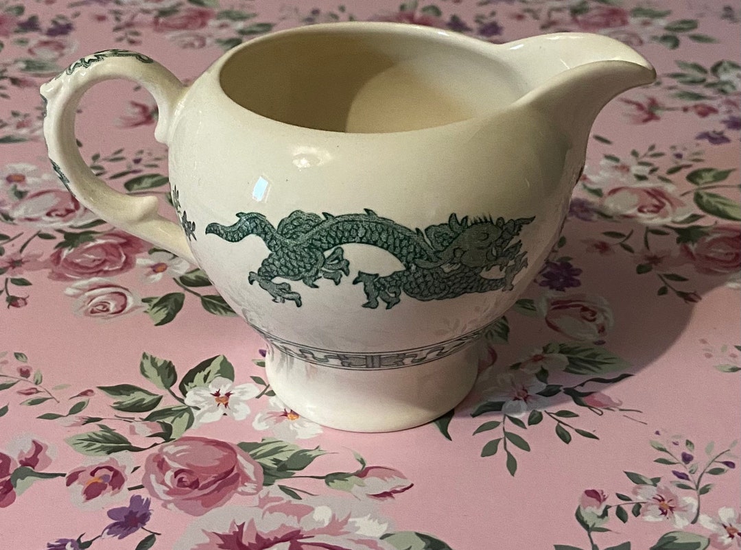 Vintage Royal Cauldon Green Dragon Milk Jug. - Etsy