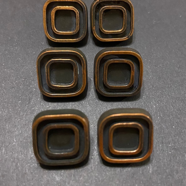 Square Buttons - Etsy