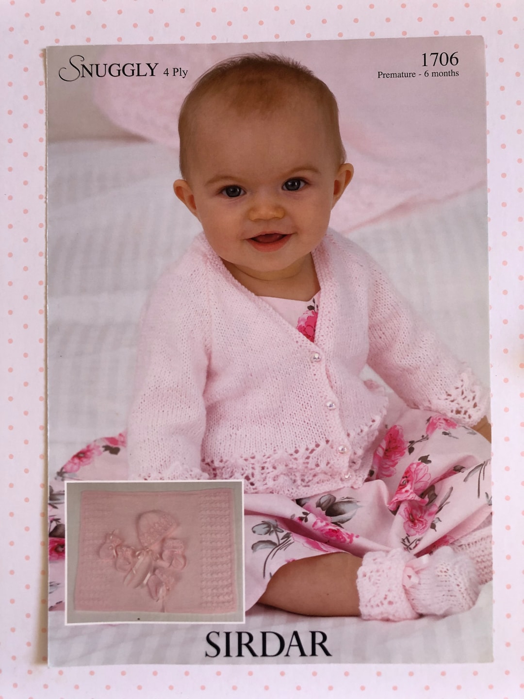 Vintage Sirdar Snuggly Knitting Pattern. Cardigan/blanket. - Etsy