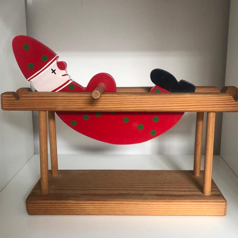 Wooden Acrobat Toy - Etsy