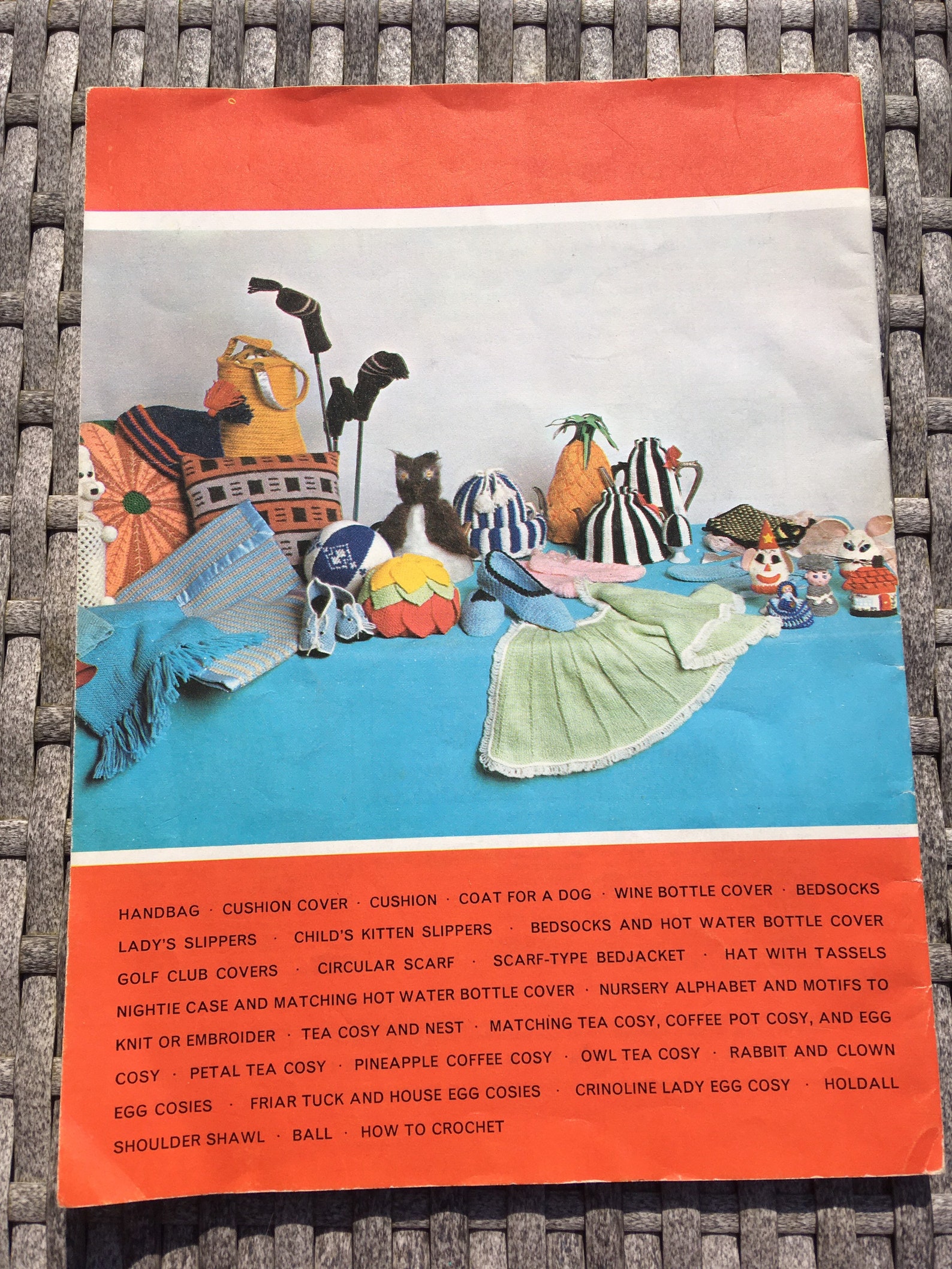 Vintage PATONS Bazaar Knitting and Crochet Gifts Pattern Booklet. SC92 ...