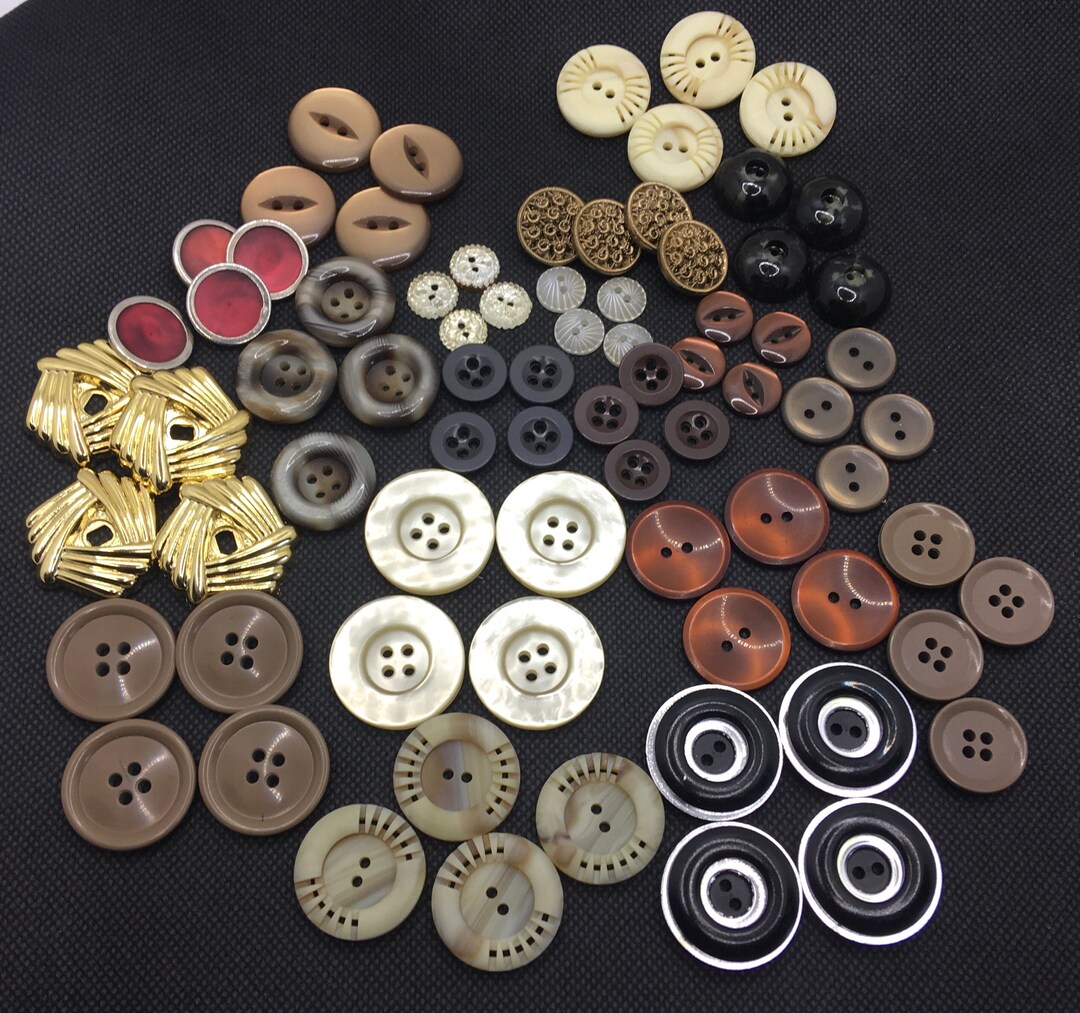 Gorgeous Vintage Button Selection Set. *crafters/collectors* - Etsy