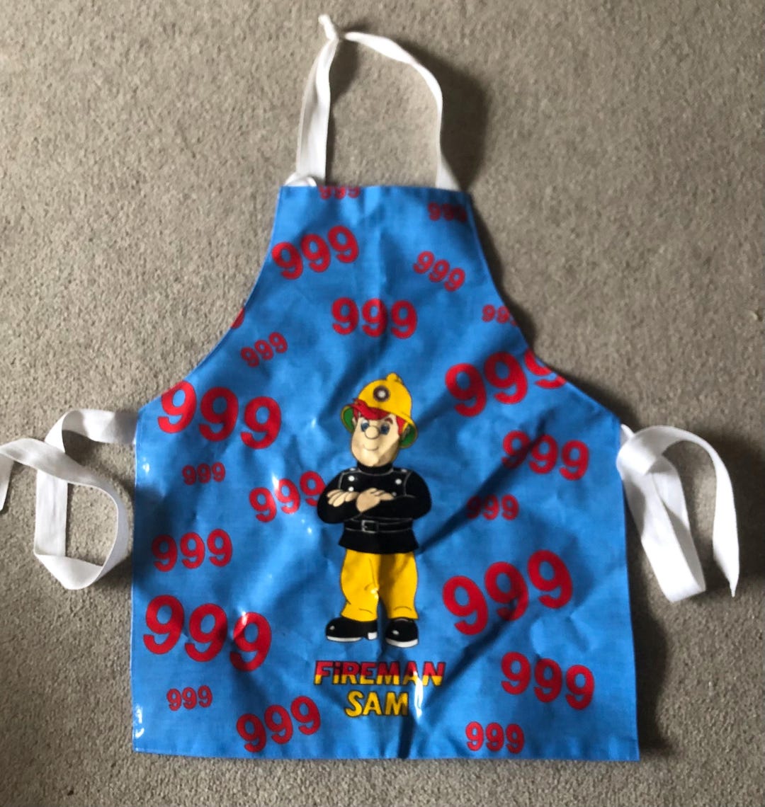 Vintage Childs PVC Play Aprons - Fireman Sam/ Postman Pat. - Etsy