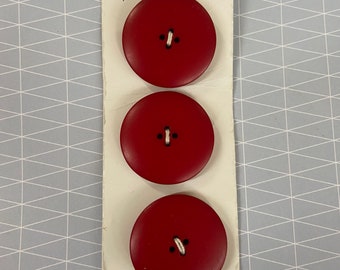 Large Red Buttons | Etsy