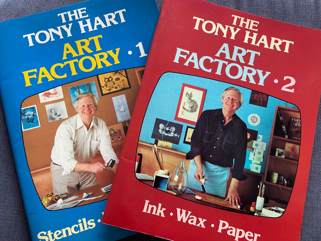 Vintage the Tony Hart Art Factory Books 1 & 2. - Etsy