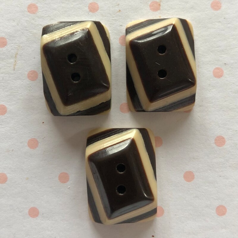 Two Tone Buttons - Etsy