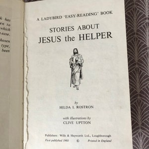 Vintage Ladybird Book - Stories About Jesus the Helper. First Edition ...