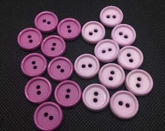 Dark Pink Buttons | Etsy