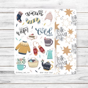 Sticker Sheet Stay Warm Bullet Journal and Planner Sticker - Etsy
