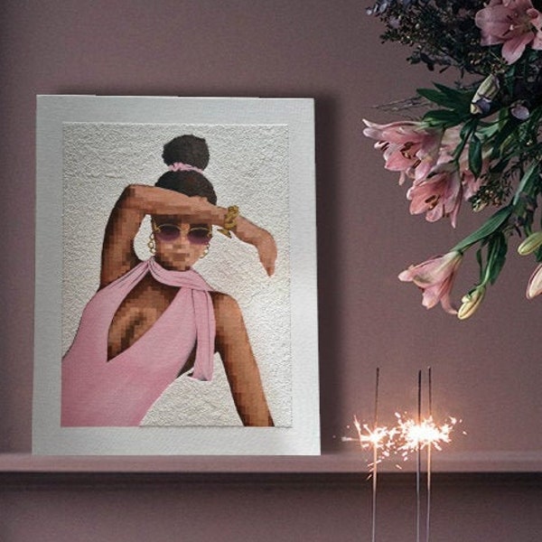 Acrylic Pixel Art - Etsy