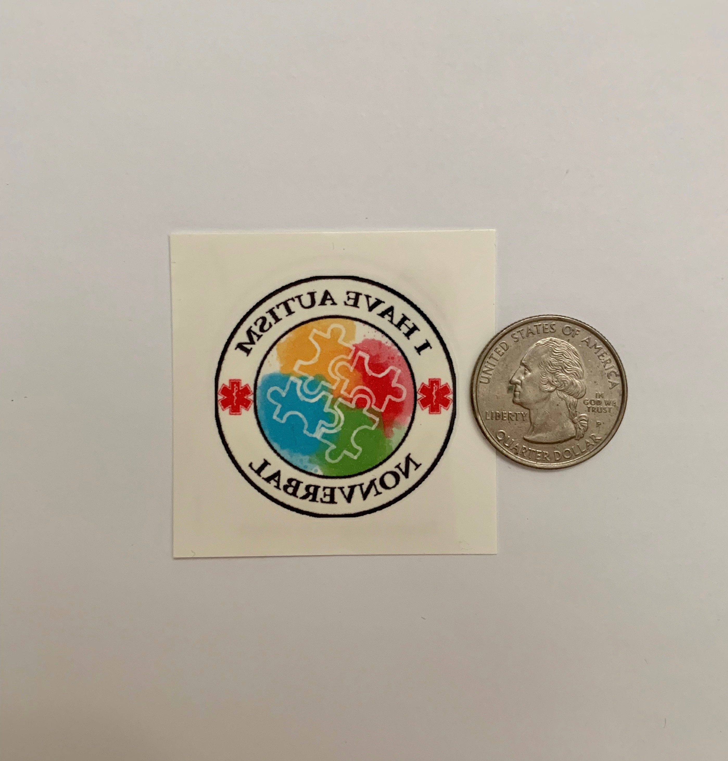 I Have Autism- Nonverbal- Medical Alert Temporary Tattoo - Etsy