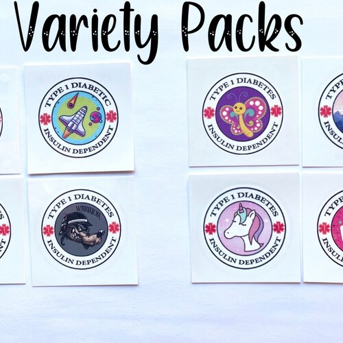 Type 1 Diabetes Insulin Dependent Medical Alert Temporary - Etsy