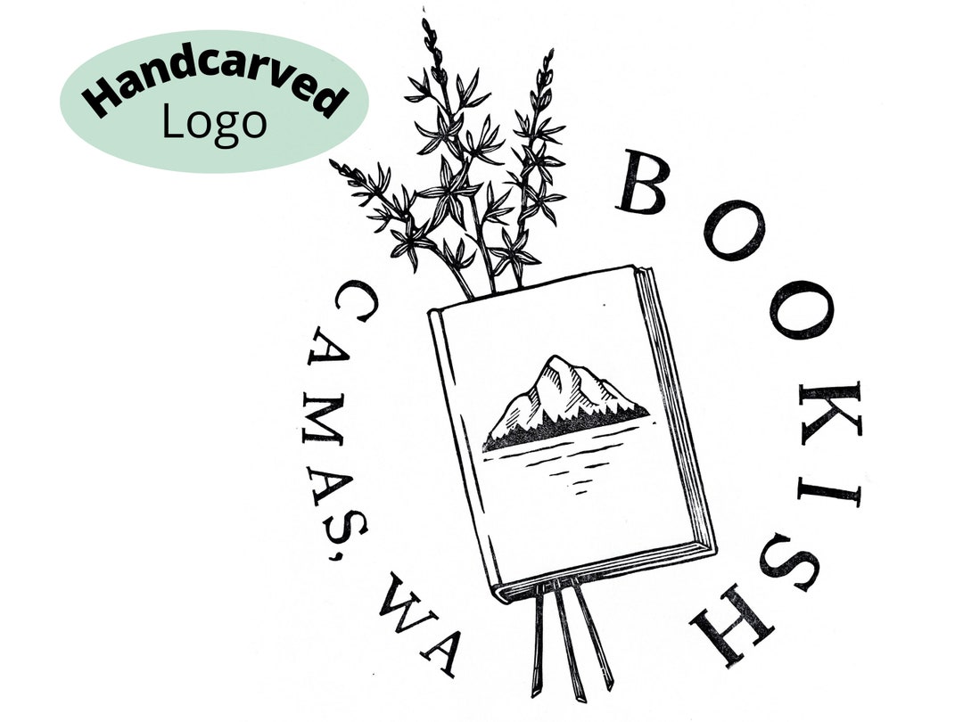 Handcarved Logo, Custom Linocut Logo, Block Print Logo, Custom Block ...