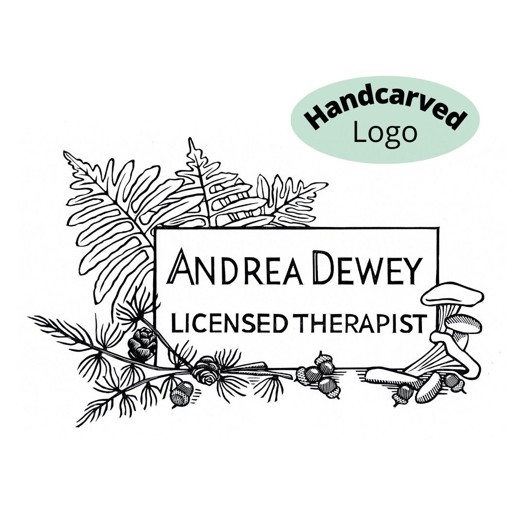 Custom Block Print Logo, Linocut, Block Print Logo, Unique Logo Design ...