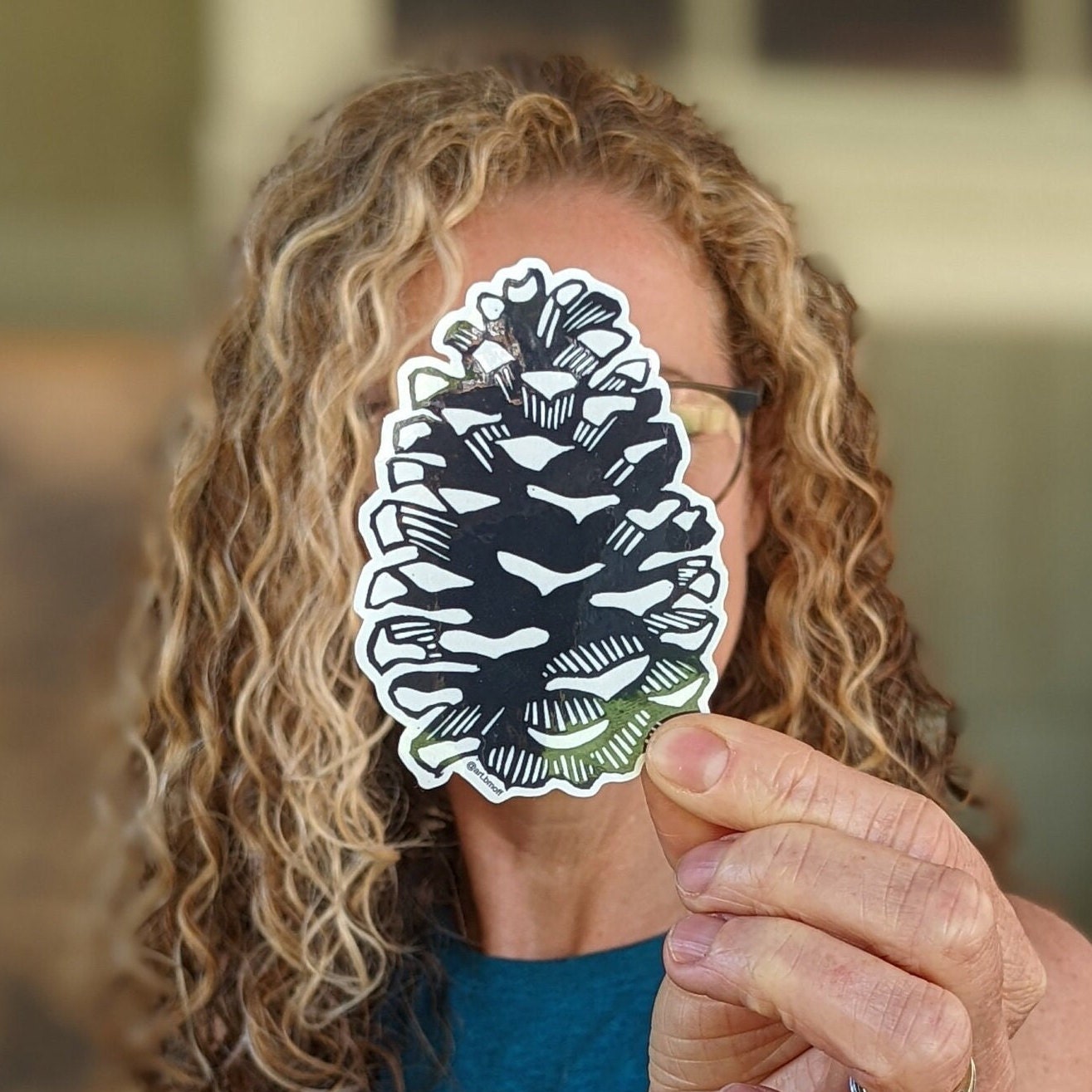 Pinecone Vinyl Sticker Pinecone Decal for Hydroflask PNW - Etsy