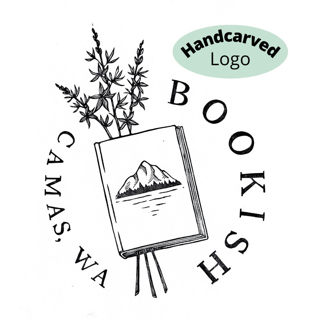 Handcarved Logo, Custom Linocut Logo, Block Print Logo, Custom Block ...