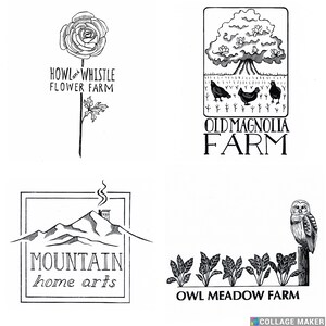 Custom Linocut Logo, Block Print Logo, Custom Block Print, Unique Logo ...