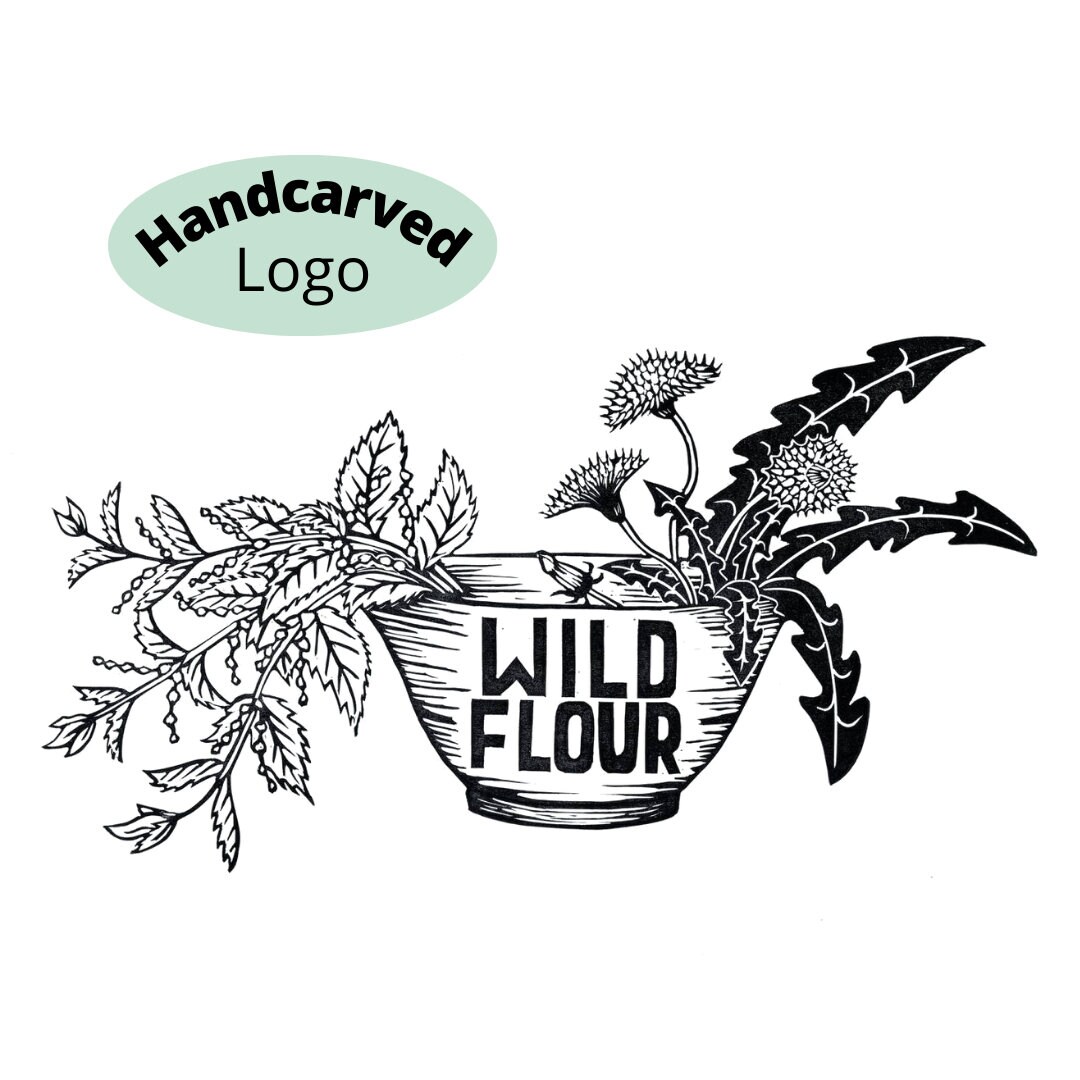 Custom Linocut Logo, Block Print Logo, Custom Block Print, Unique Logo ...