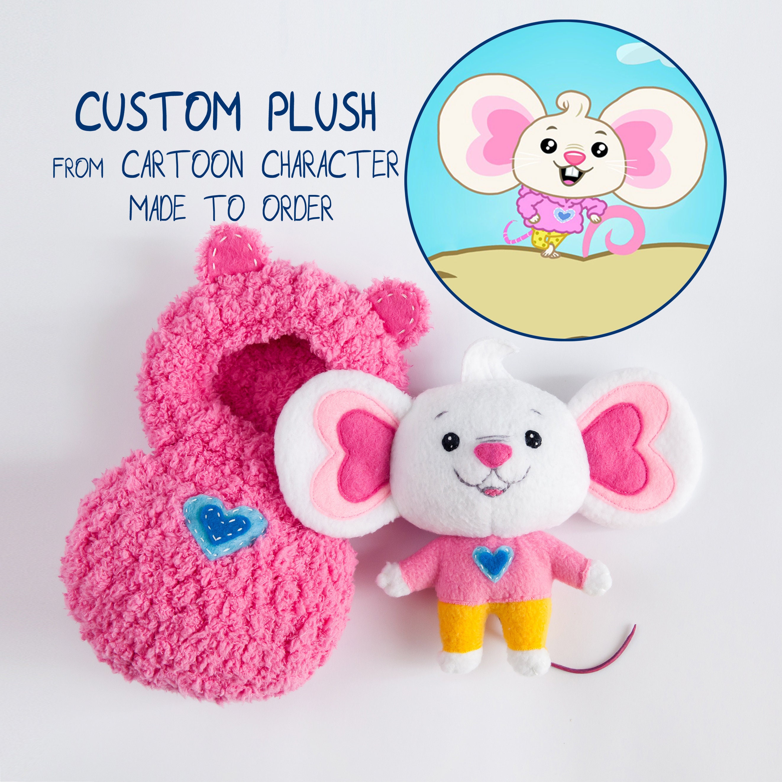 Plushie From Author Character Commission Toy From Book Cartoon - Etsy ...