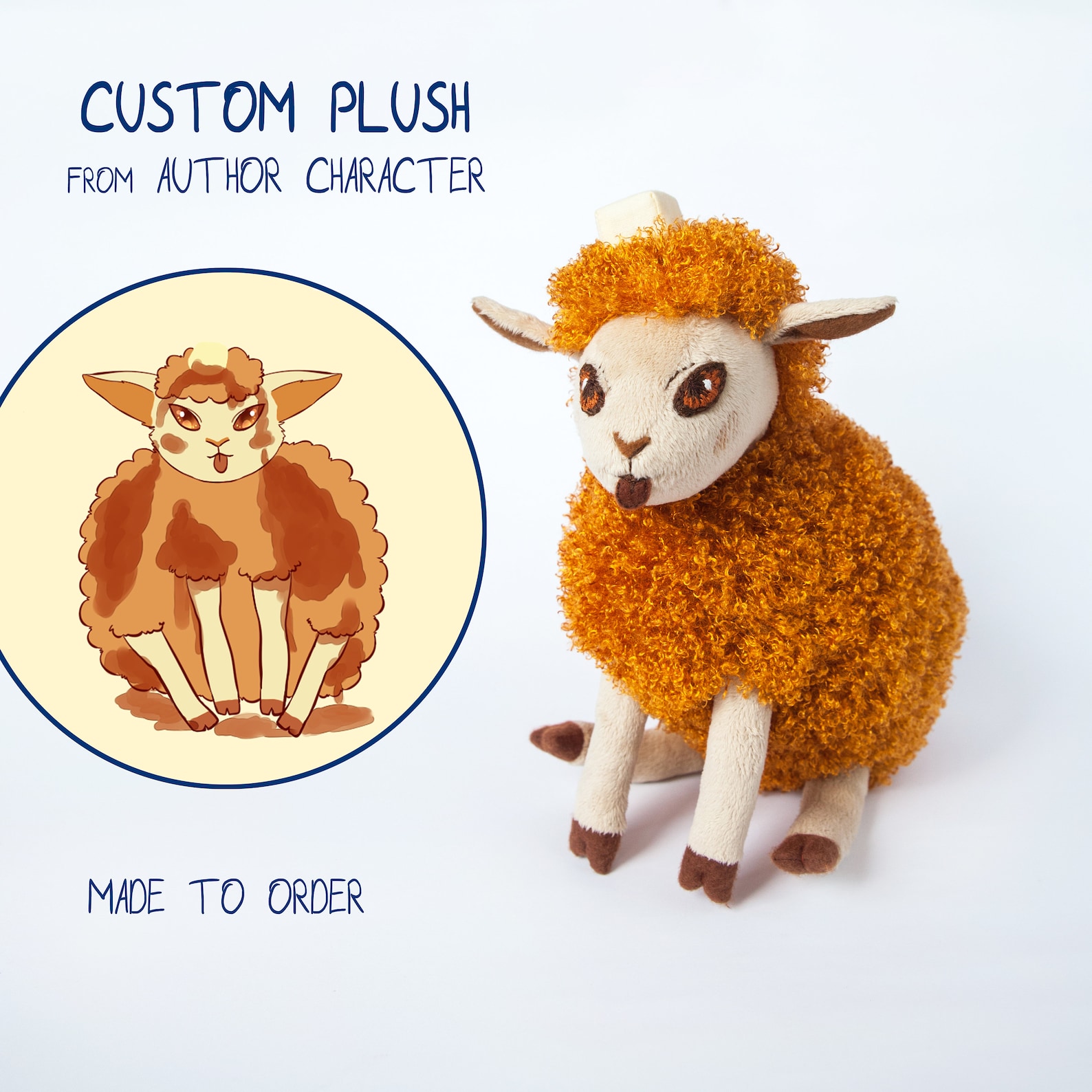 Plushie From Author Character Commission Toy From Book Cartoon Hero ...