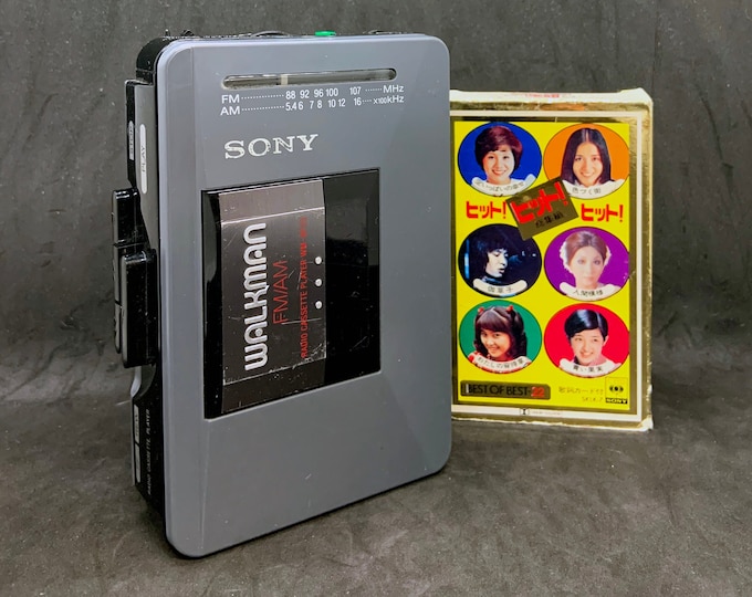 Early 90S SONY Walkman - Cassette Player With AM/FM Radio & Belt Clip ...