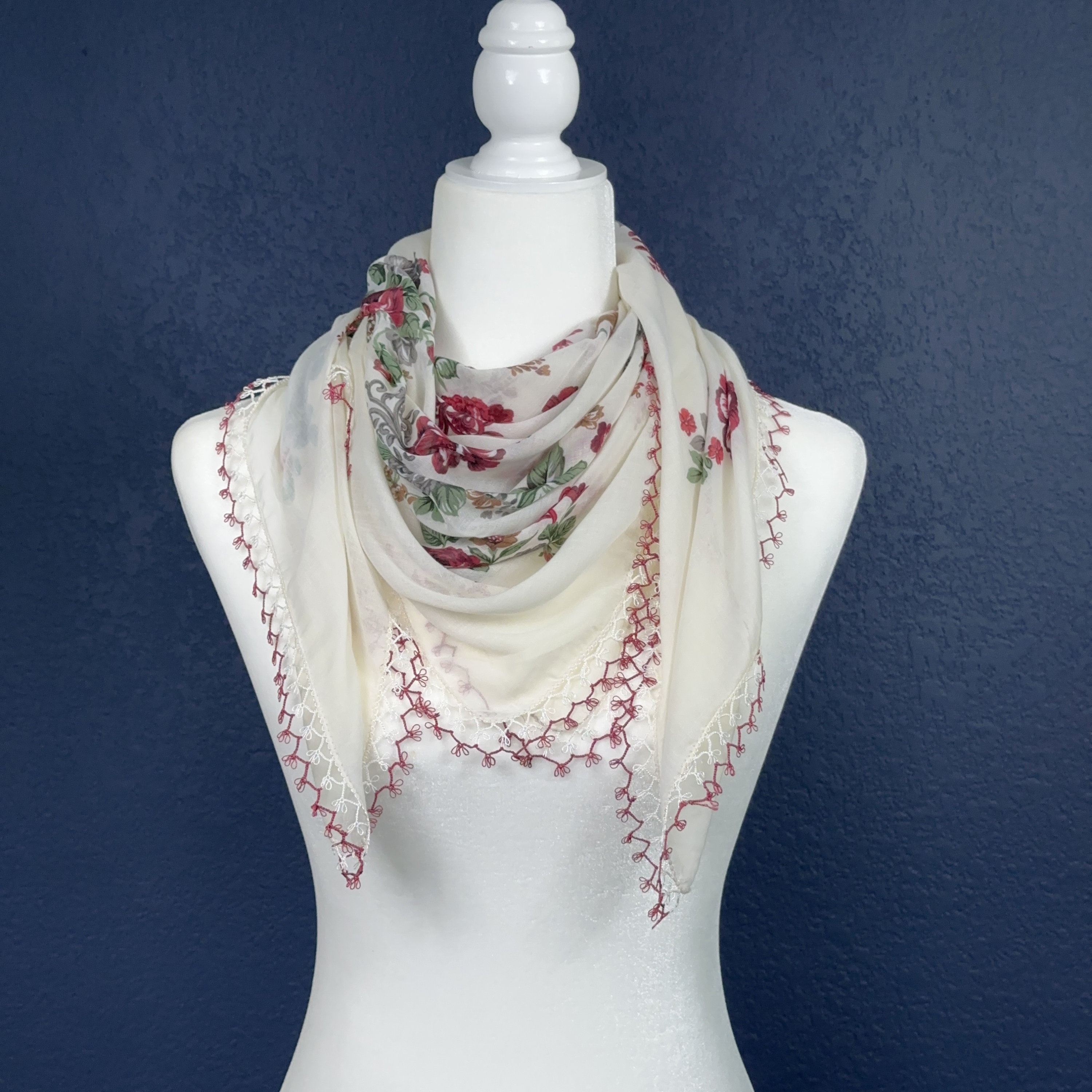 Handmade Turkish Scarf Authentic Ottoman Design Turkish Scarf for Women ...