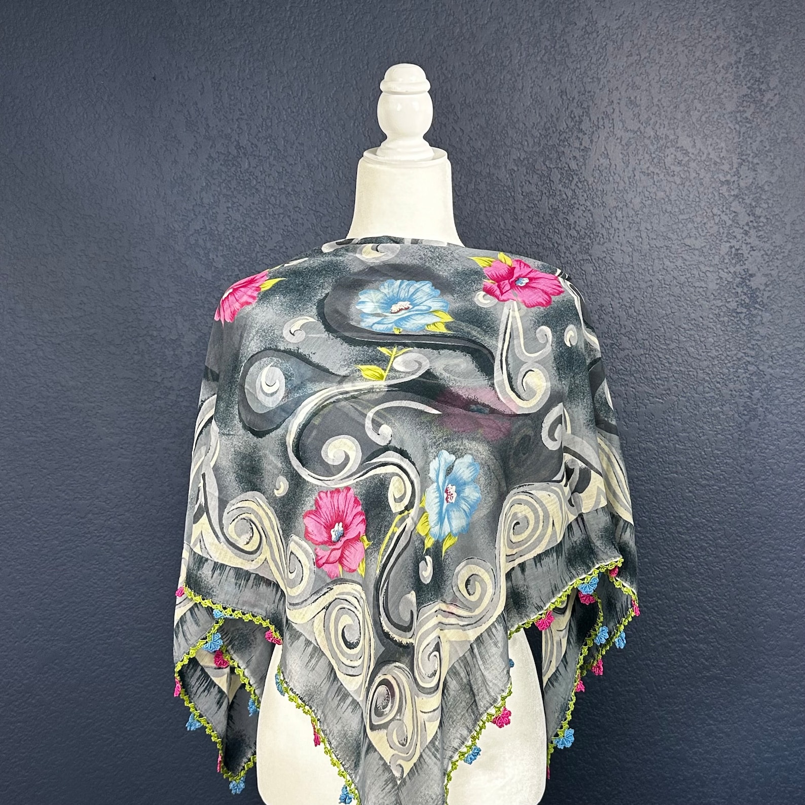 Handmade Turkish Scarf - Authentic Ottoman Design - Turkish Scarf for ...