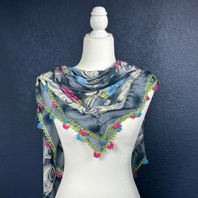 Handmade Turkish Scarf - Authentic Ottoman Design - Turkish Scarf for ...