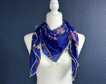 Handmade Turkish Scarf - Authentic Ottoman Design - Turkish Scarf for ...