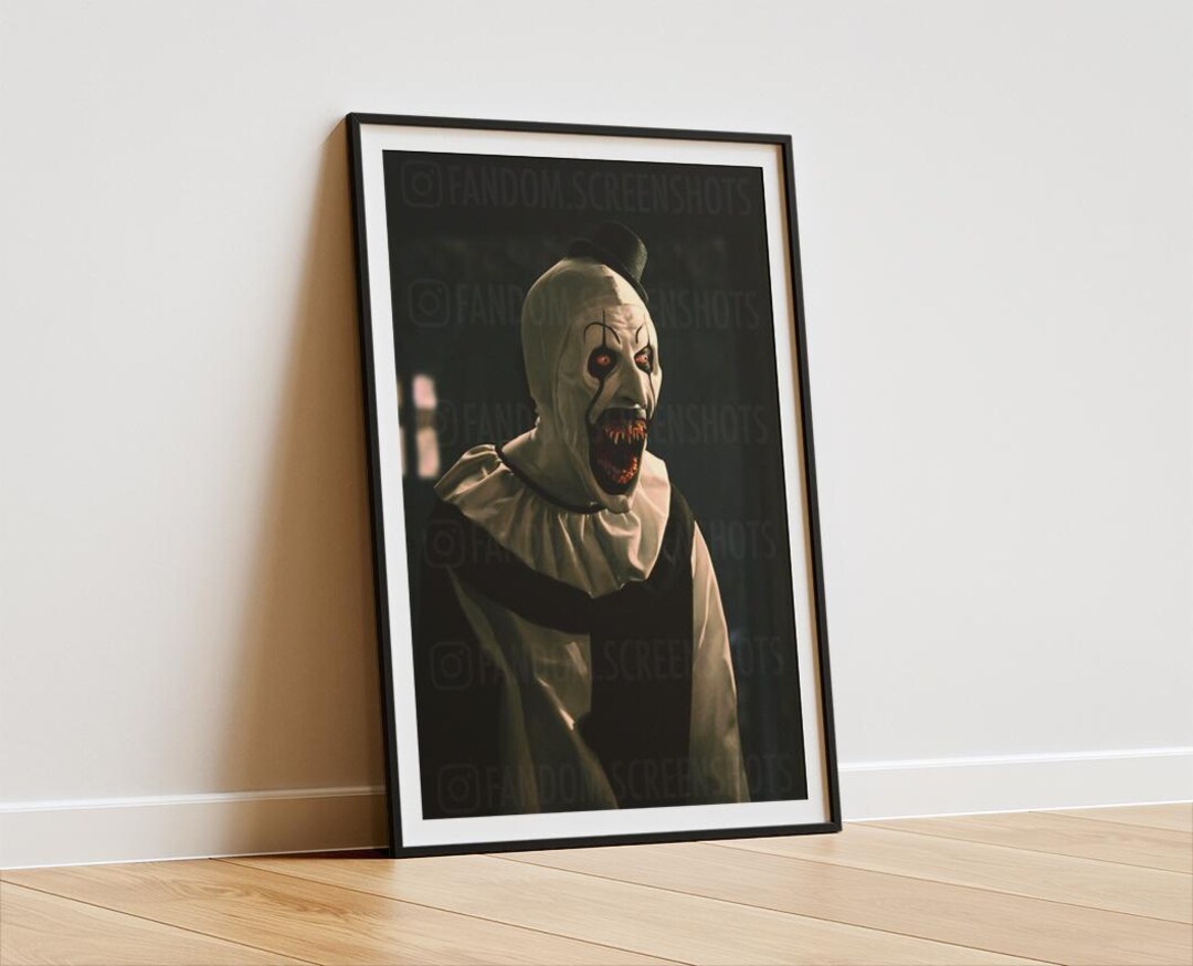 Artwise - Normal Version | Terrifier Fan Art, Art the Clown, Wall Decor ...