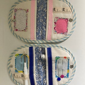 Handmade Sewing Kit, Patchwork Sewing Travel Pouch - Etsy